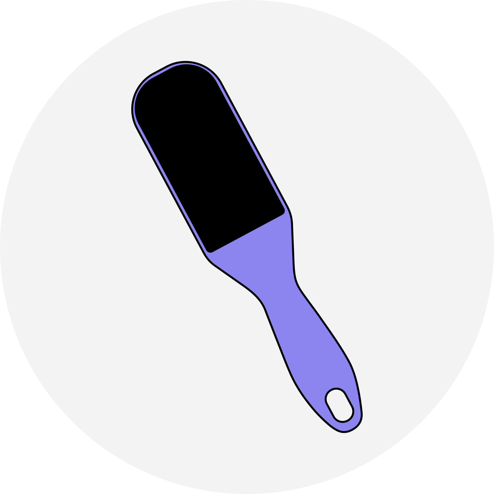 Professional pedicure foot scraper by Staleks – STALEKS